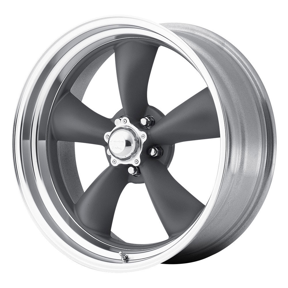 American Racing VN215 Classic Torq Thrust II 1PC 17x9.5 Mag Gray with ...