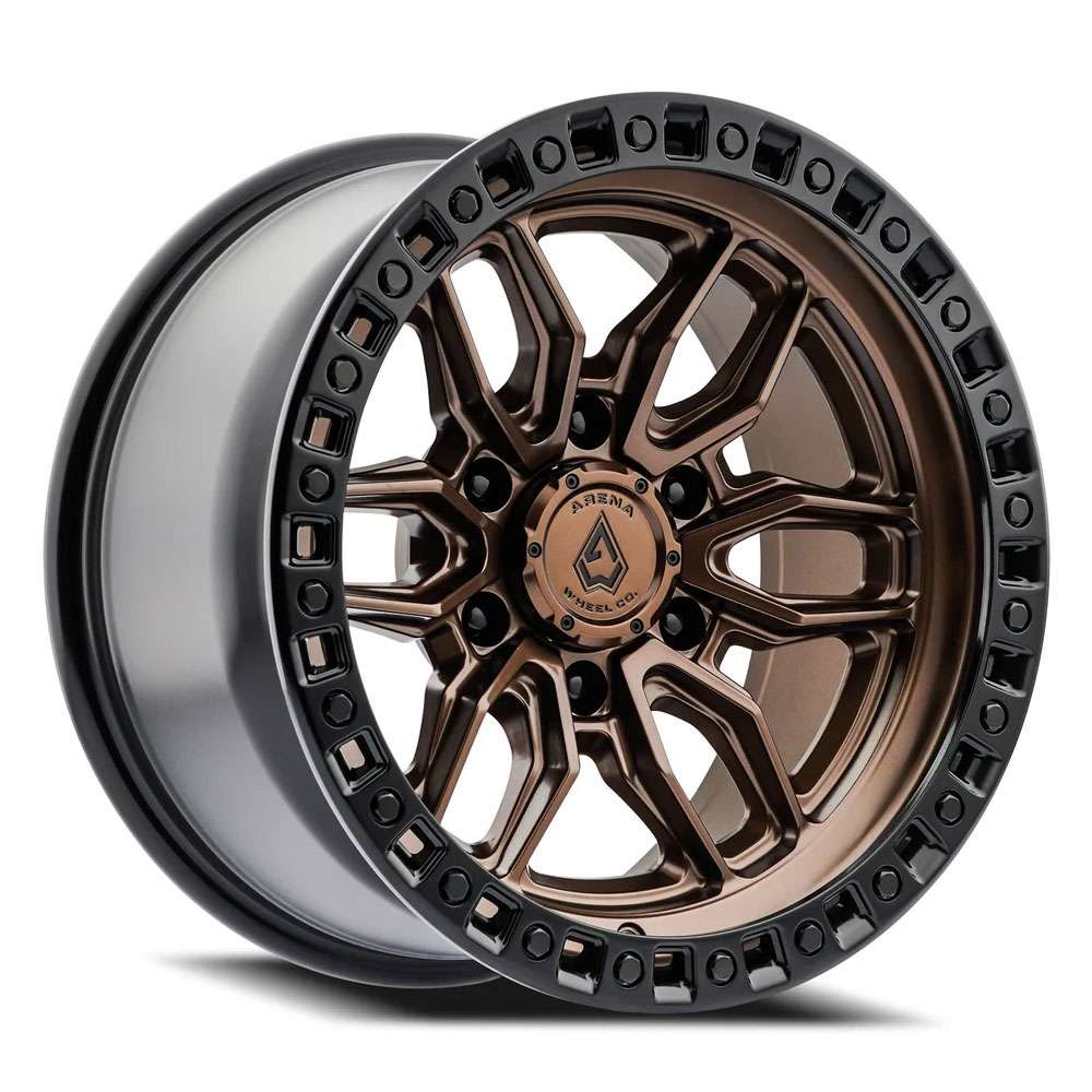 Arena Hustle 20x9 Smoked Bronze Center with Satin Black Lip - A109209089P00015