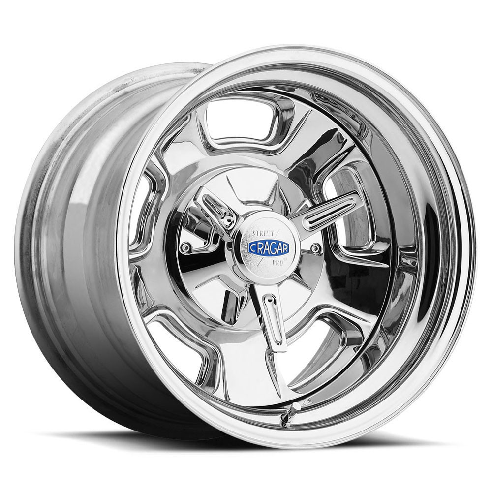 Cragar 390C Street Pro Chrome w/ Aluminum Center
