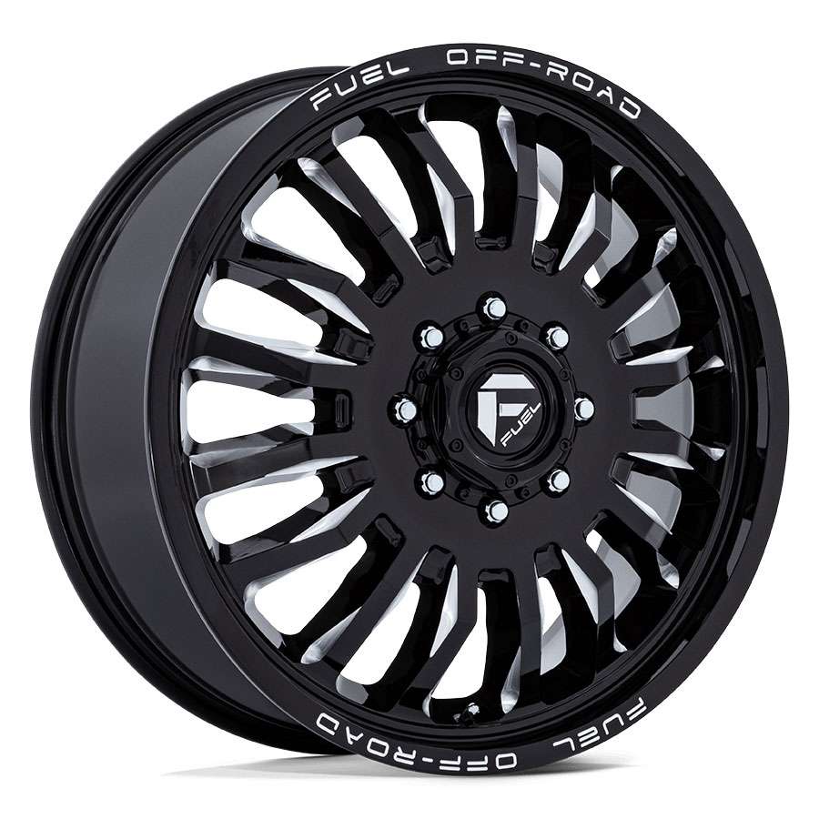Fuel Arc Dually D868 Front Black Milled