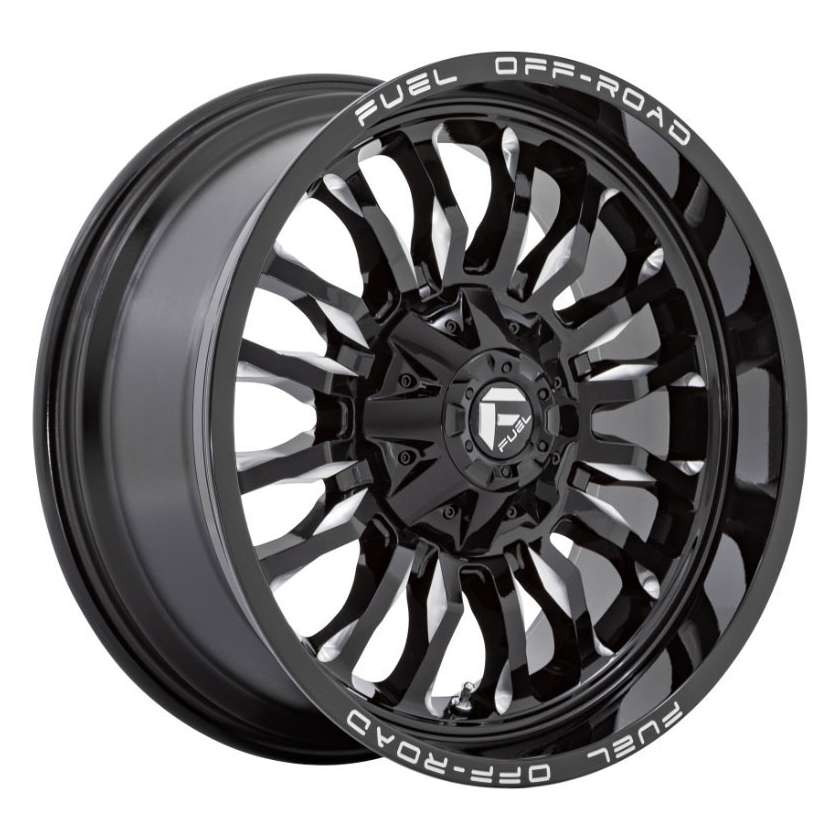 Fuel D795 Arc Gloss Black Milled