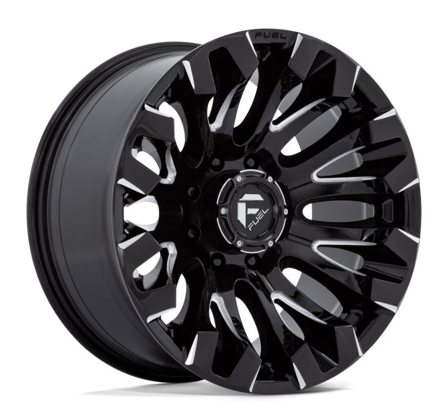 Fuel D828 Quake Gloss Black Milled