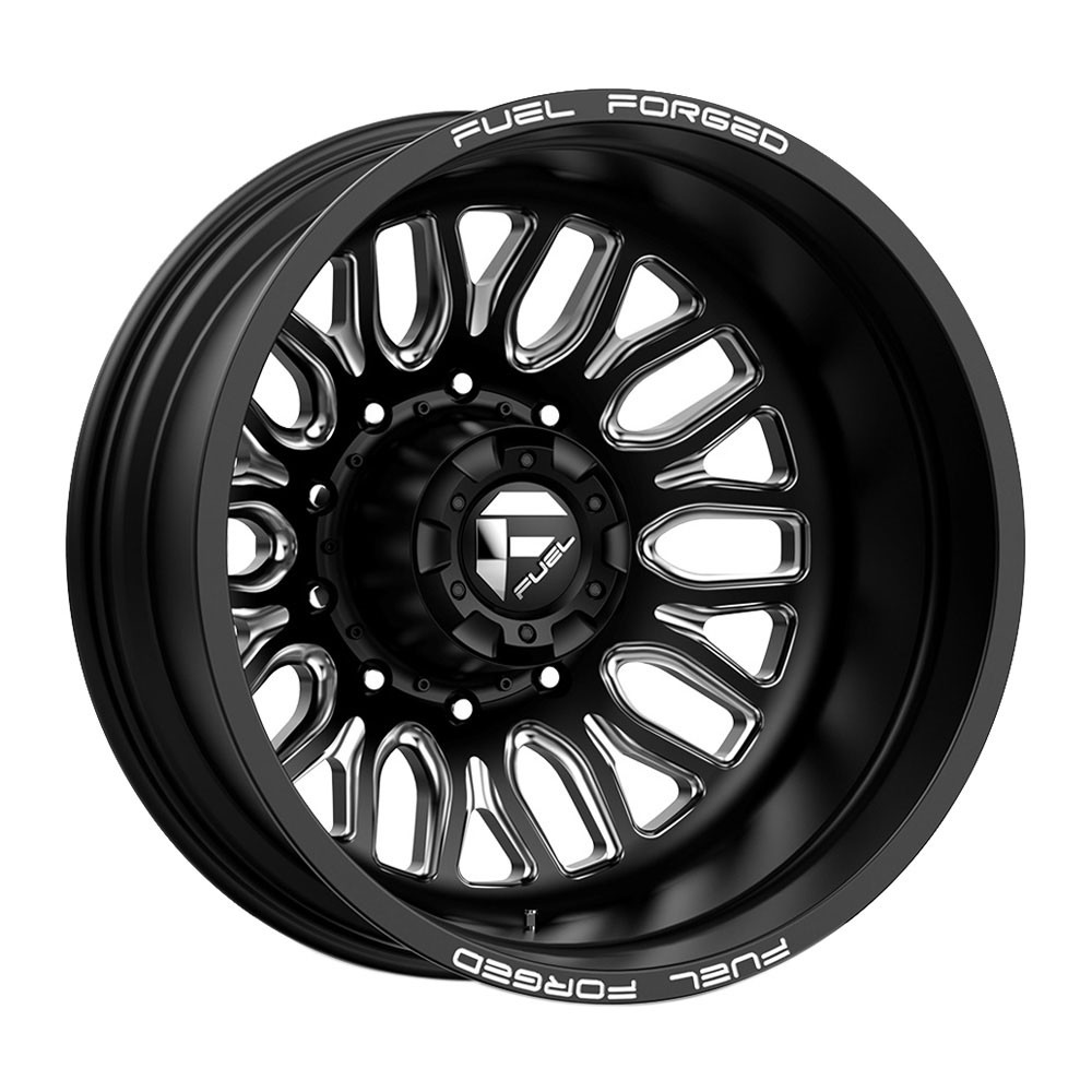Fuel Mono DB66 Dually 20x8.25 Matte Black Milled - DE662082A935
