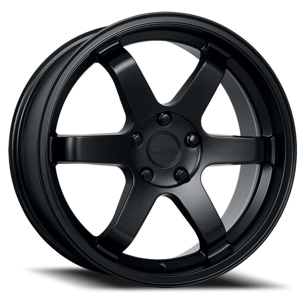 Katana Racing KR08 17x7.5 Matte Black - KR08-177554MB