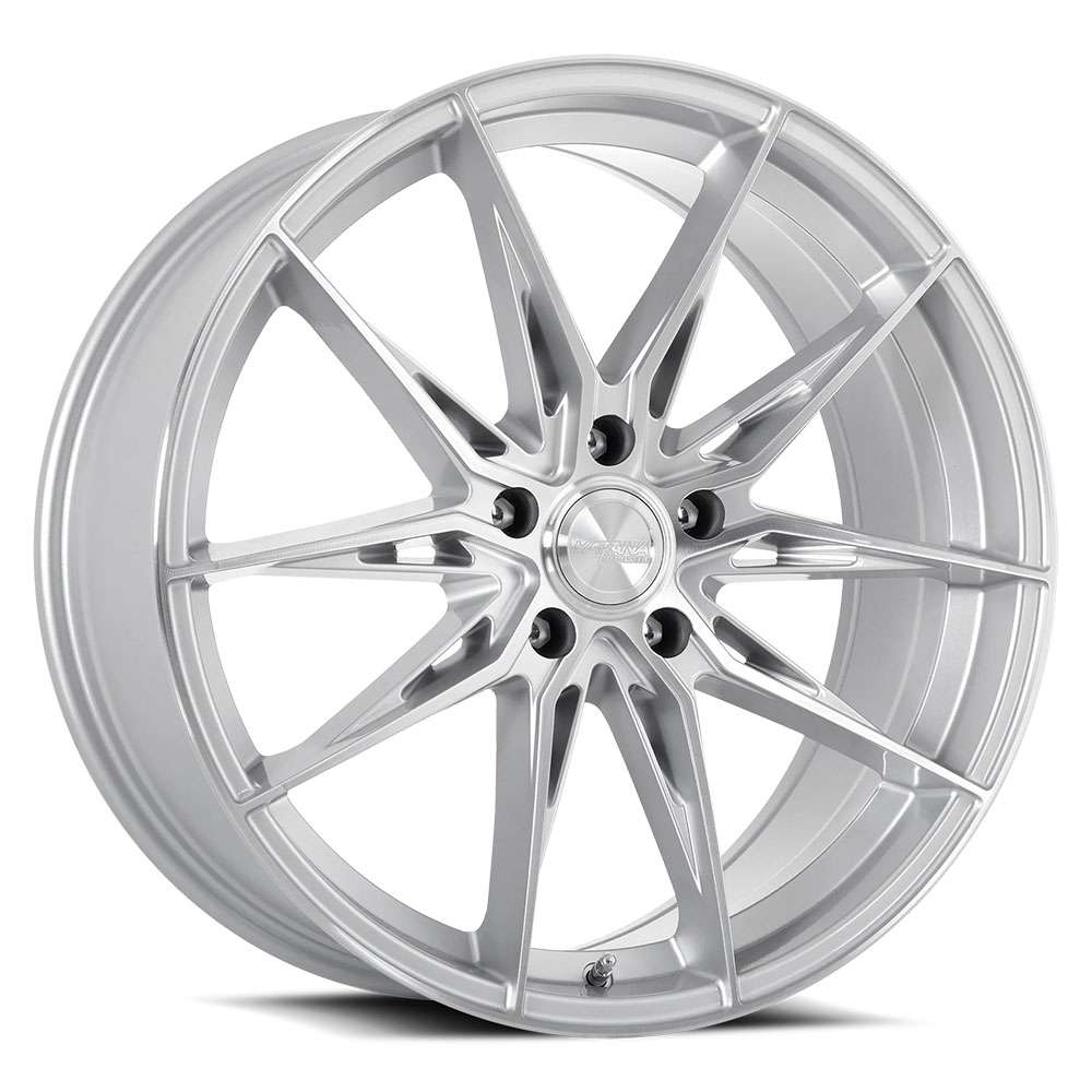 Katana Racing KR10 20x8.5 Gloss Silver/Machined Face - KR10-208556GSF
