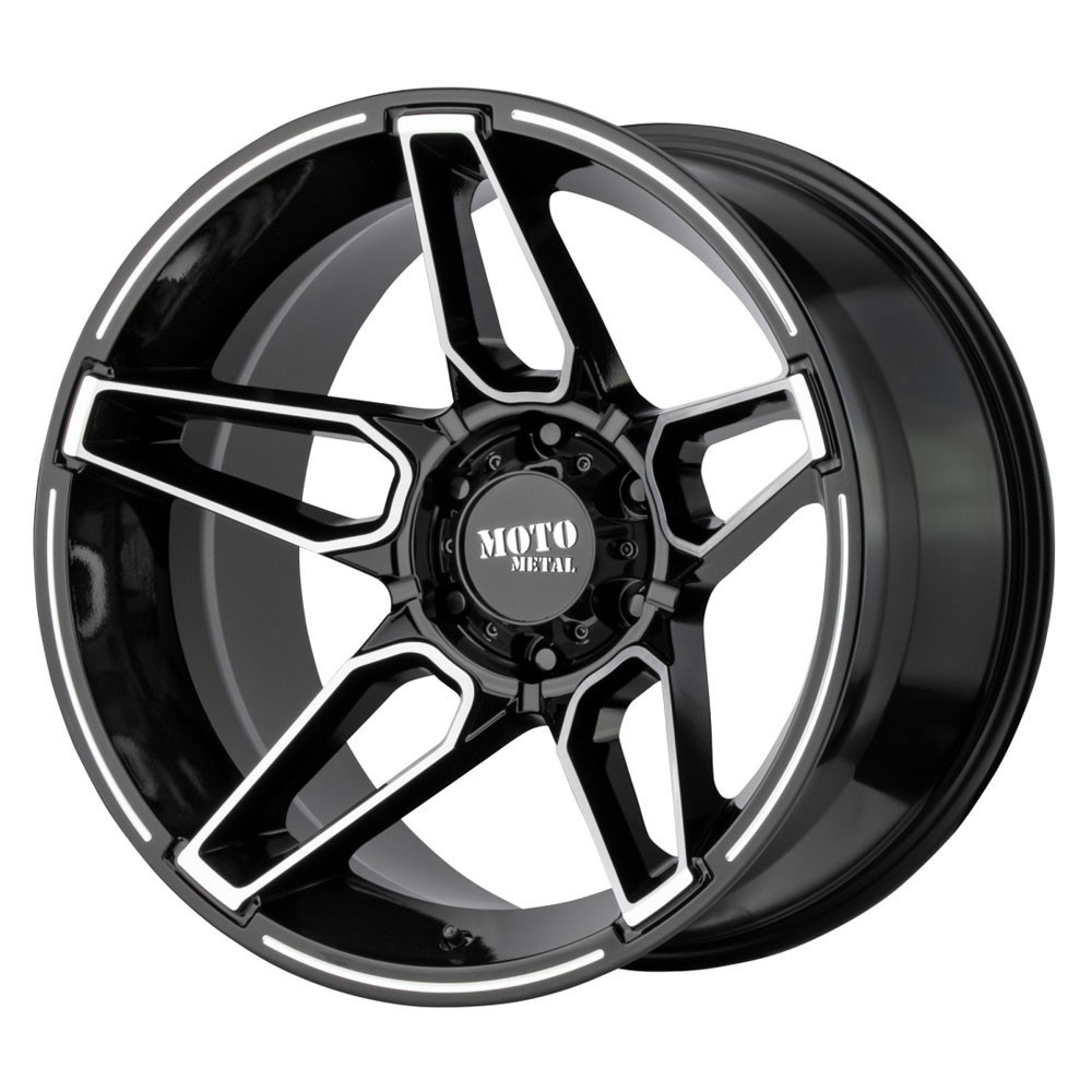 Moto Metal MO994 Fang Gloss Black Machined