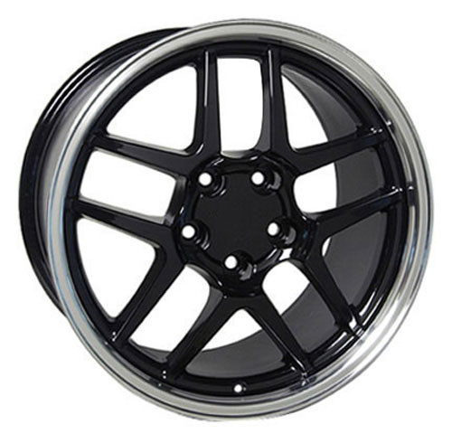 OE Replica Wheels CV04 Black with Machined Lip