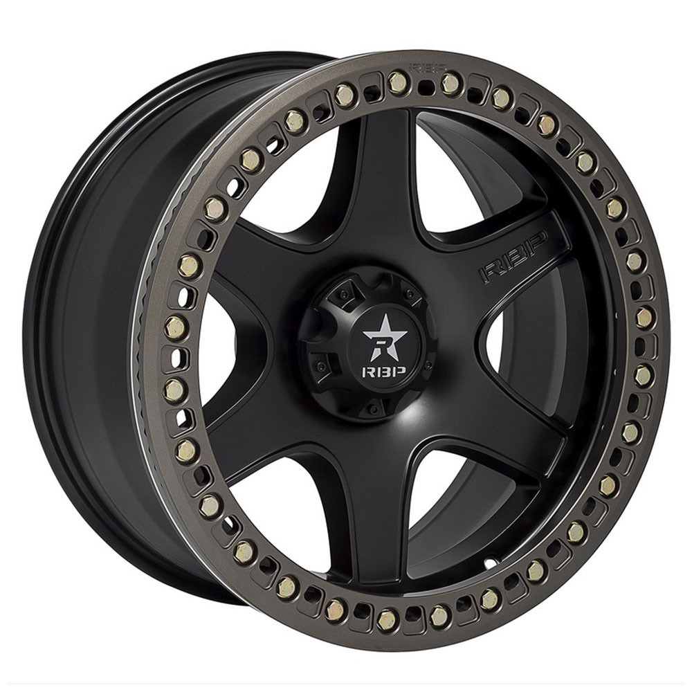 RBP Wheel 50R Cobra 17x9 Black w/Bronze Ring - 50R-1790-82+10BZ