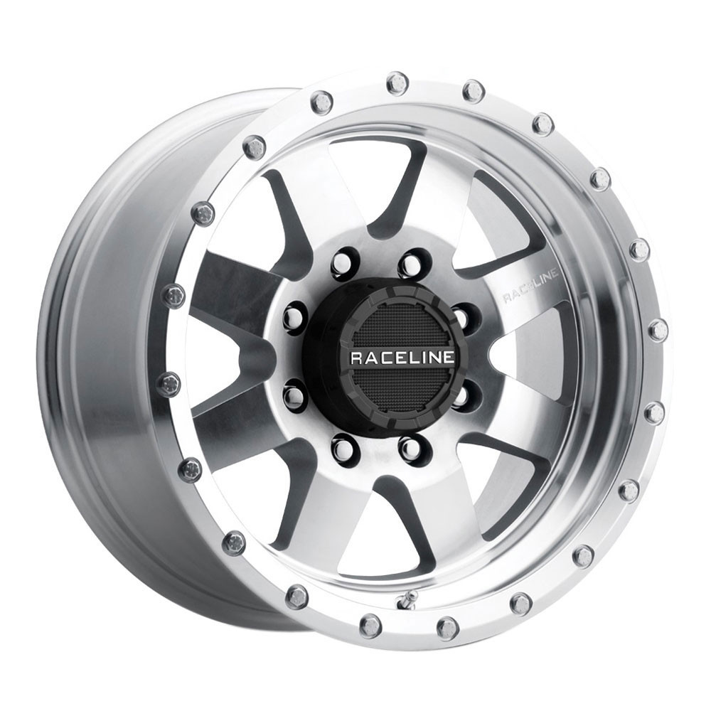 Raceline 935MC Defender Machined with Clear Coat