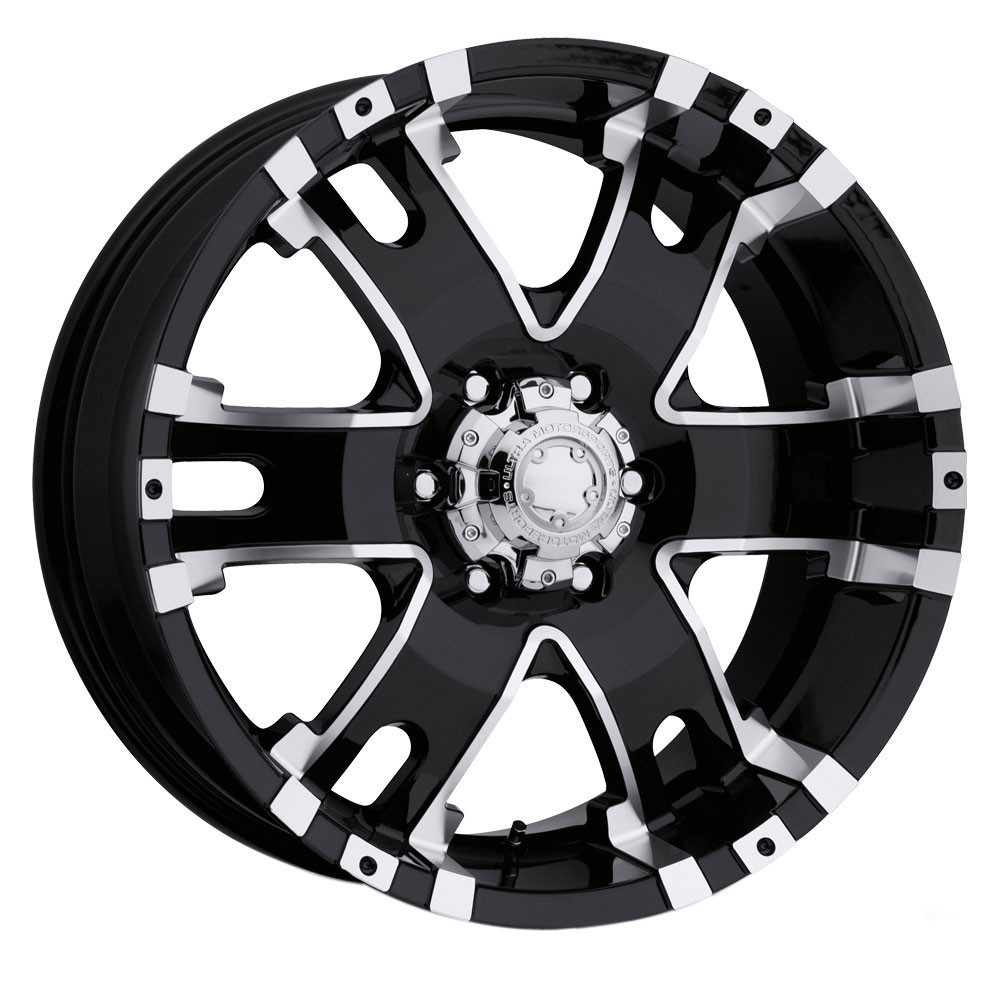Ultra 202 Baron Gloss Black with Diamond Cut Accents and Clear Coat