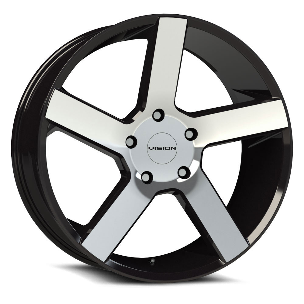 Vision 472 Switchback Gloss Black Machined Face