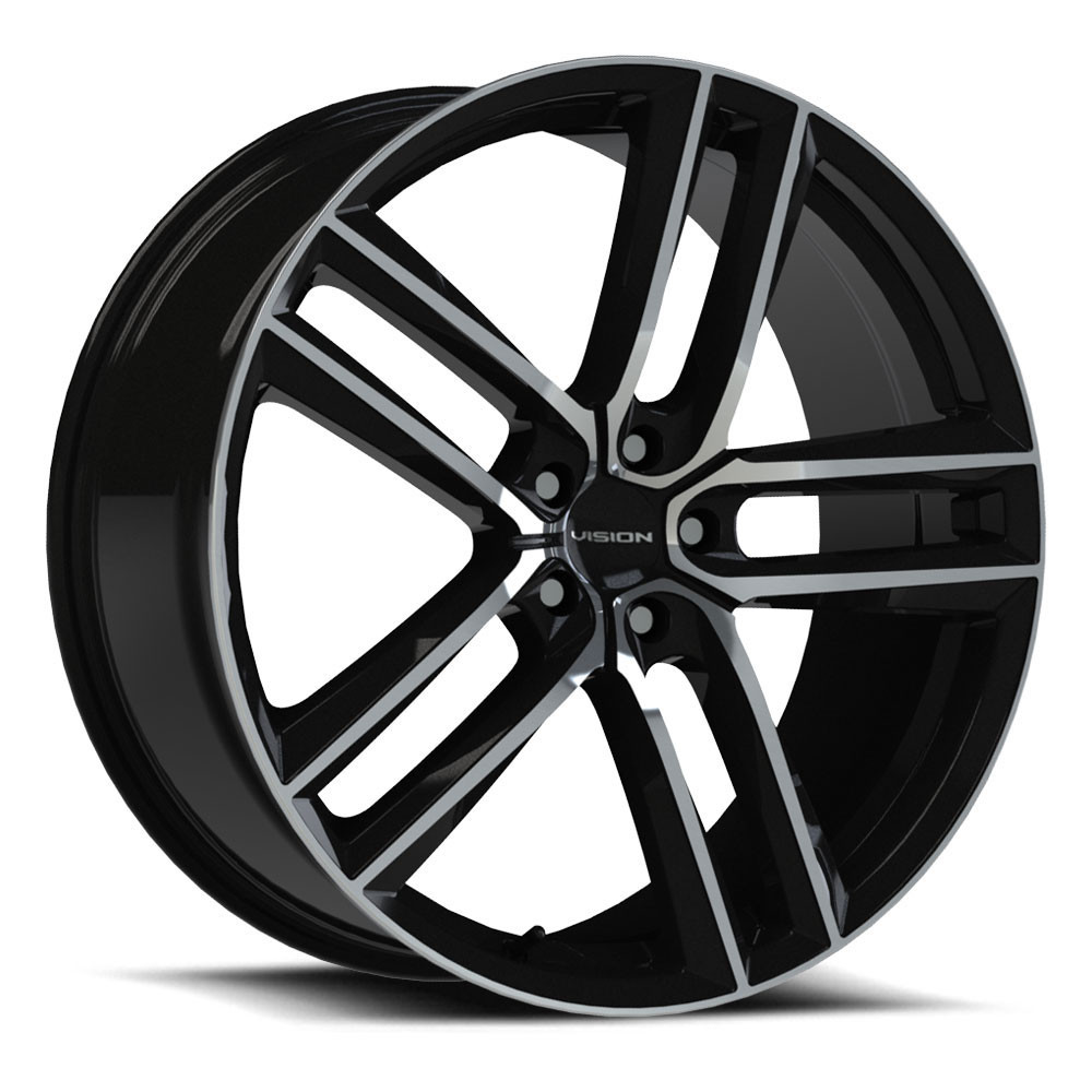 Vision 475 Clutch 22x9 Gloss Black / Machined Face - 475V22965GBMF38