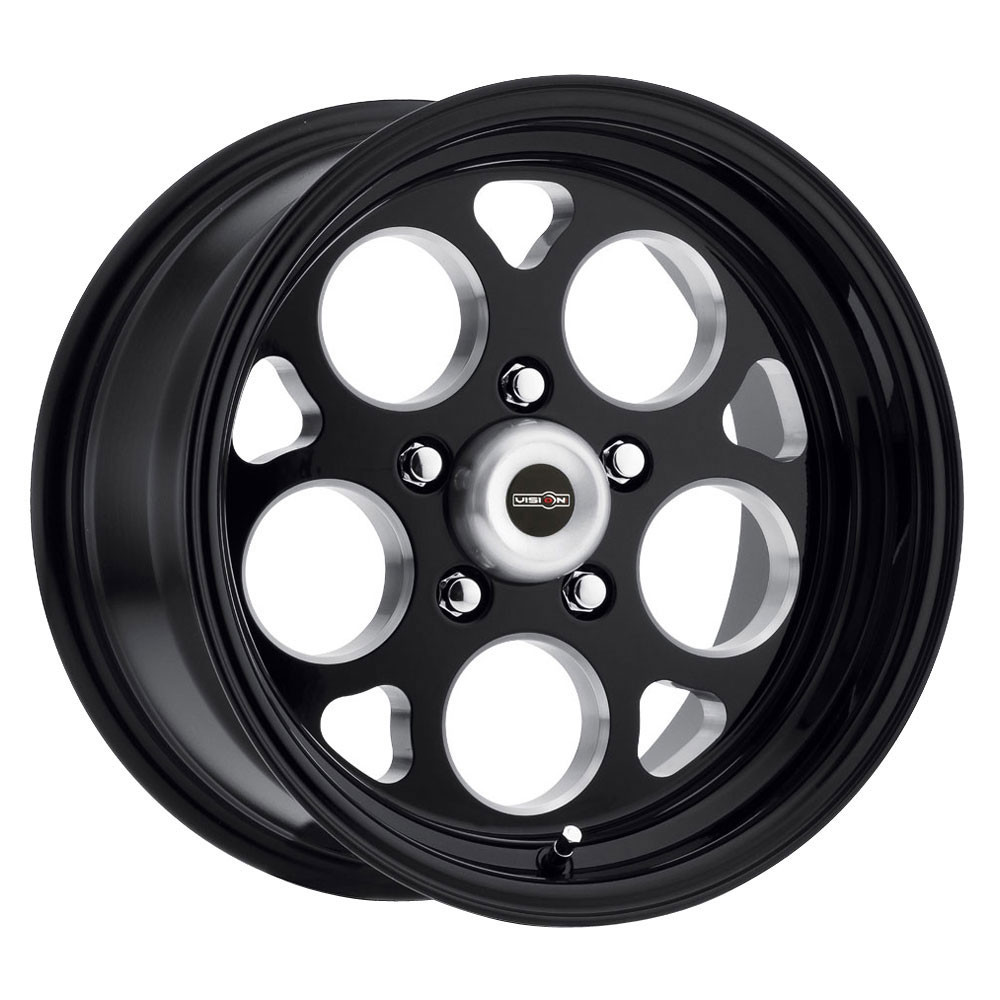 Vision Sport Mag Gloss Black with Milled Windows