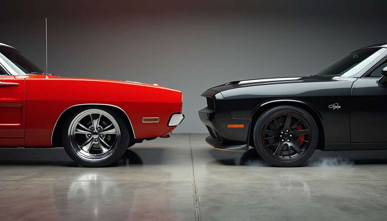 Modern Old School Muscle Car Wheels
